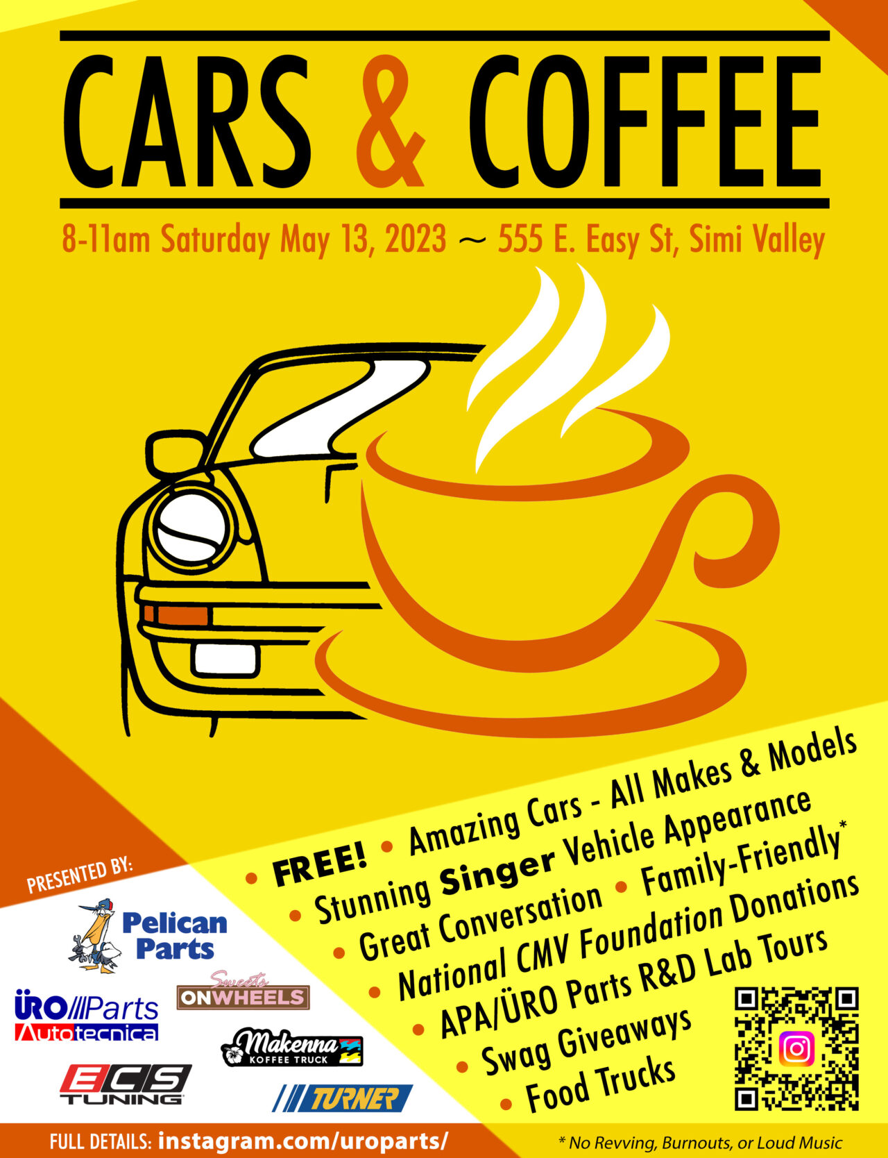 Cars & Coffee at the APA headquarters in Simi Valley - Los Angeles ...